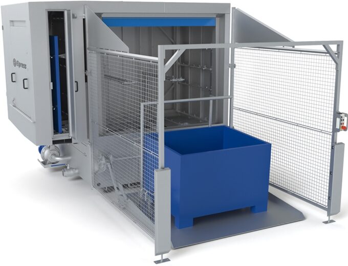 Laveuse de Palbox (caisse palette) - Fesia